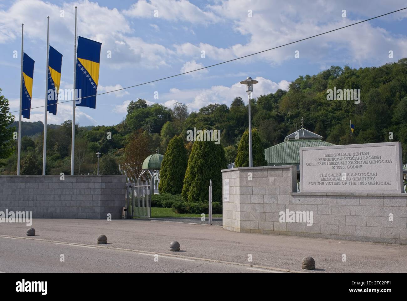 Potocari, Bosnia and Herzegovina - Oct 2, 2023: Srebrenica - Potocari ...