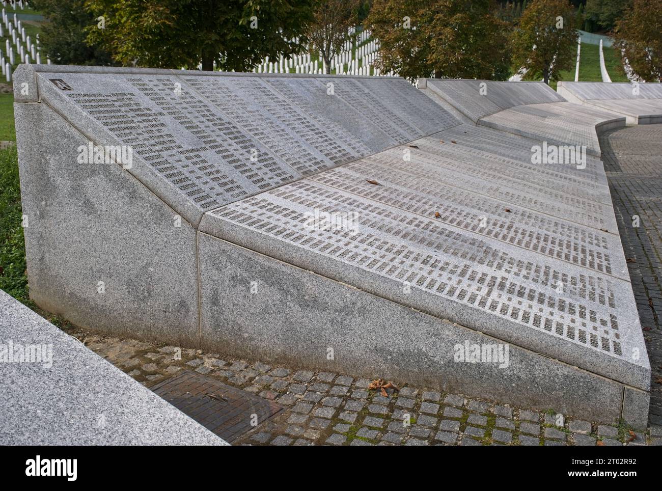 Potocari, Bosnia and Herzegovina - Oct 2, 2023: Srebrenica - Potocari ...