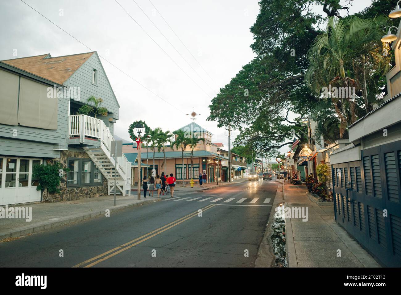 LAHAINA, HI - dec 2020: Old Lahaina storefronts on the Lahaina, Maui ... LAHAINA, HI - dec 2020: Old Lahaina storefronts on the Lahaina, Maui ...