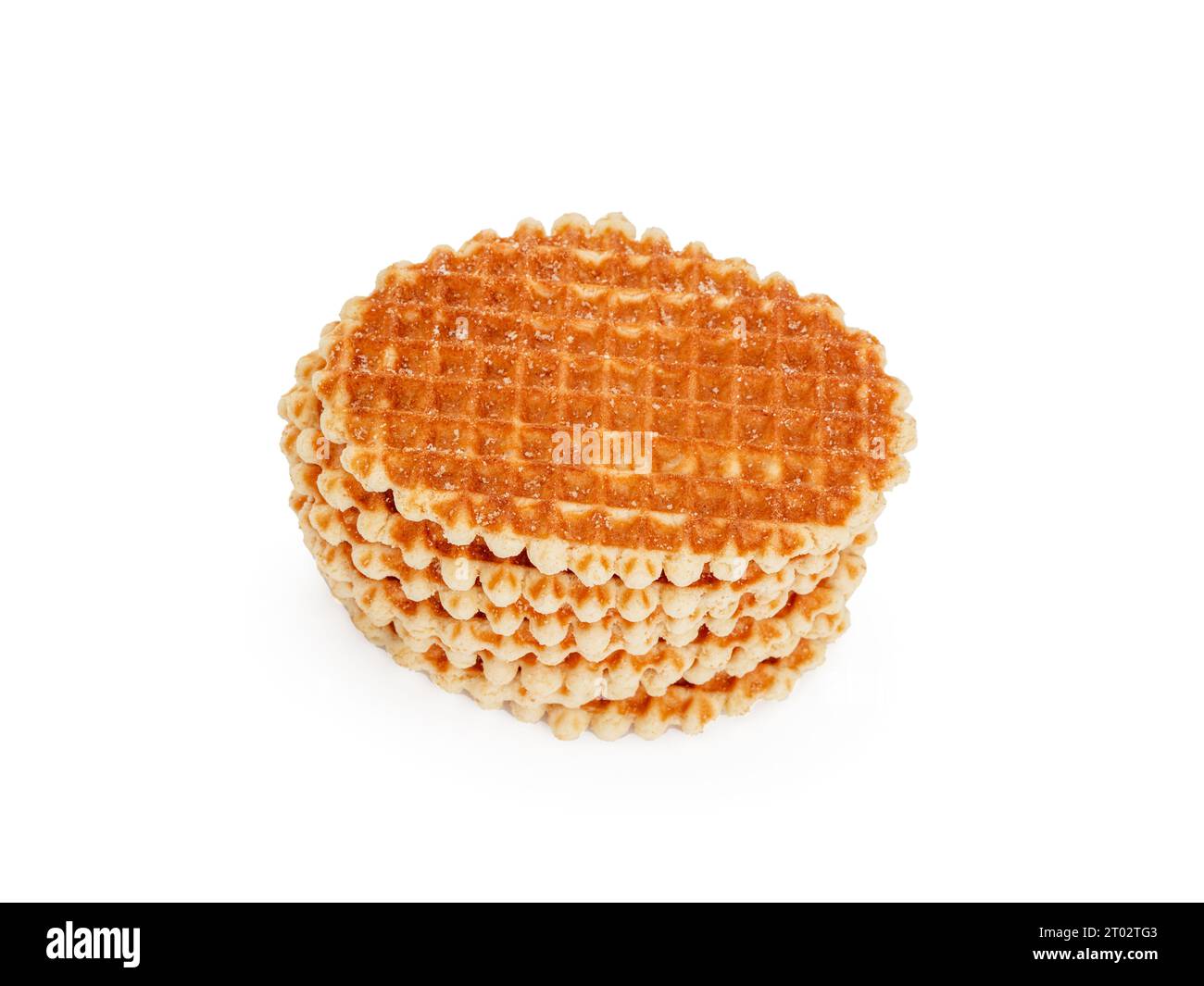 Traditional belgian homemade waffles Cut Out Stock Images & Pictures ...