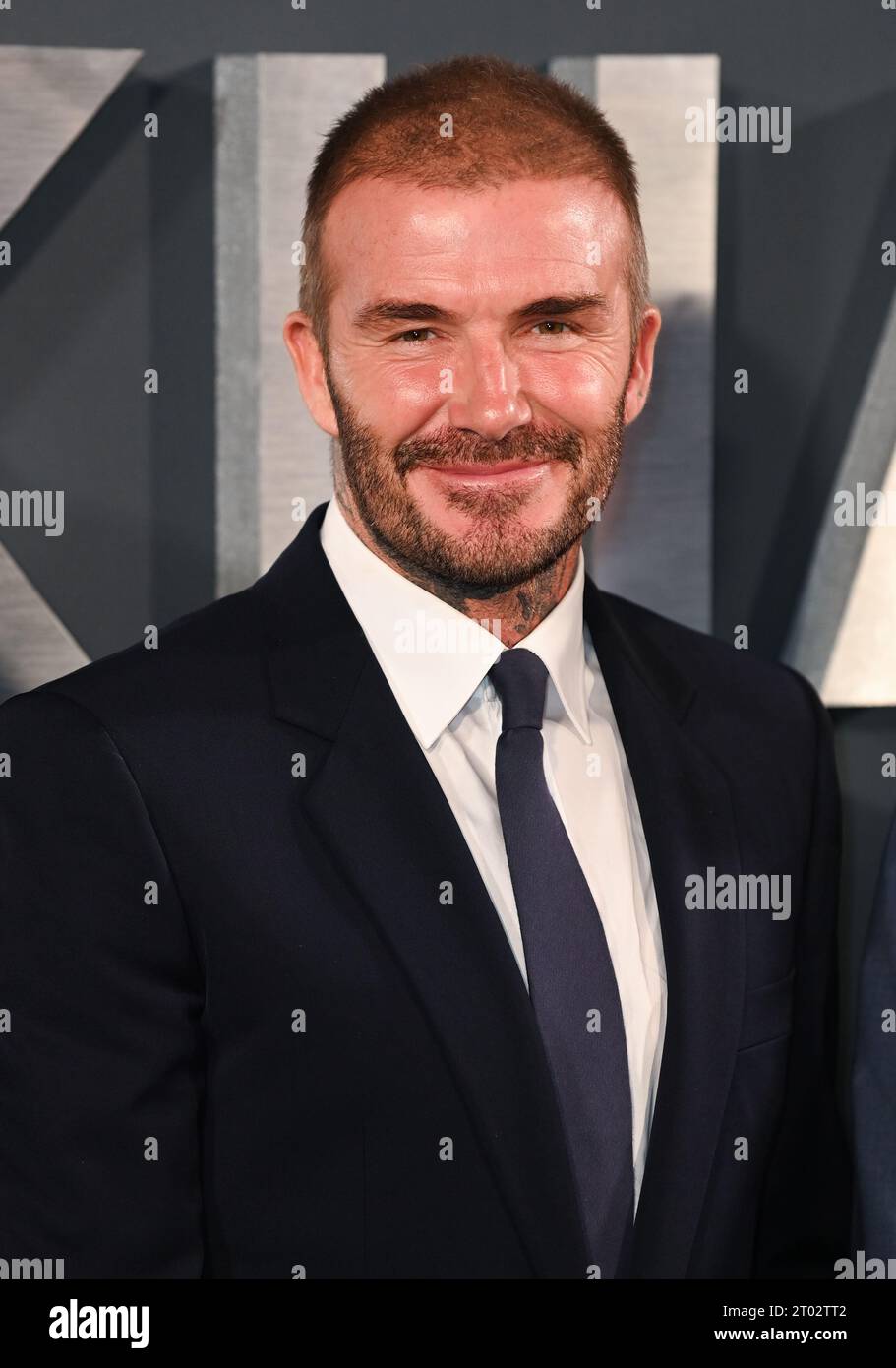 London, UK. October 3rd, 2023. David Beckham arriving at the Beckham ...