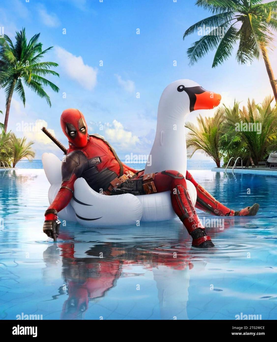DEADPOOL 2 2018 20th Century Fox film with Ryan Reynolds Stock Photo ...