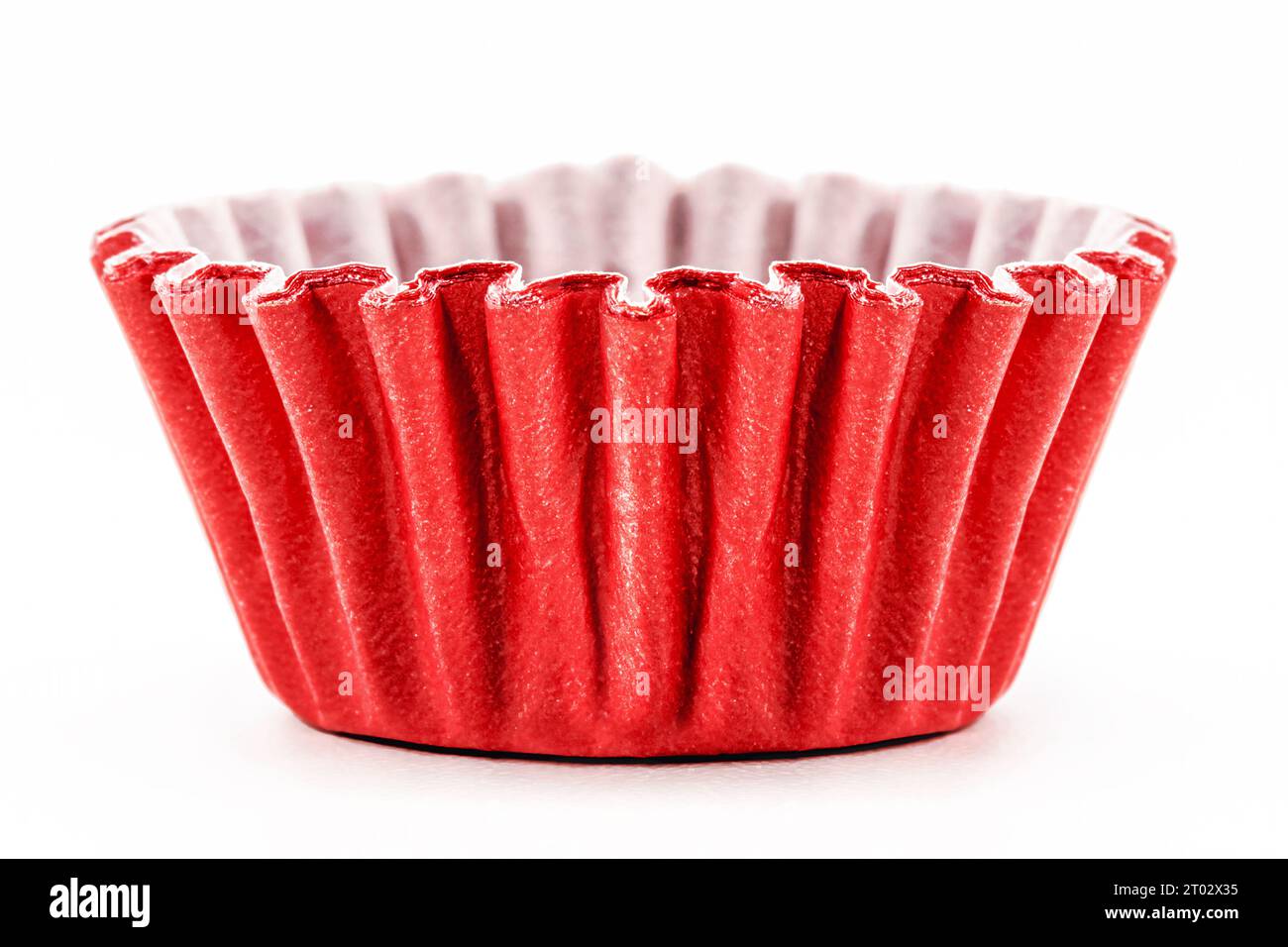 paper basket of candy on isolated background, brigadeiro packaging ...