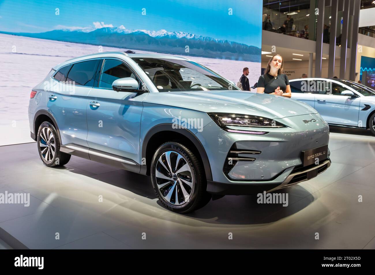 BYD Seal U electric SUV car at the IAA Mobility 2023 motor show in ...