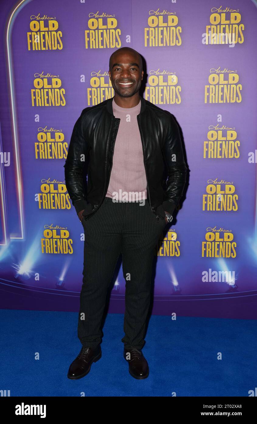Ore Oduba arrives for the opening night of Stephen Sondheim's Old ...