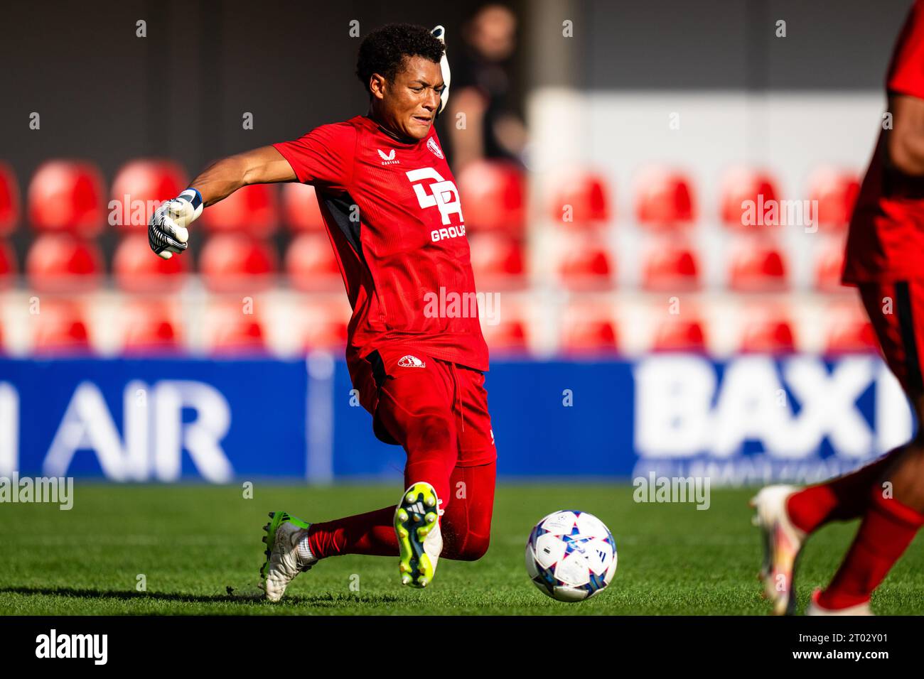 Madrid, Spain. 03rd Oct, 2023. Madrid - Feyenoord O19 keeper Ismail Ka ...