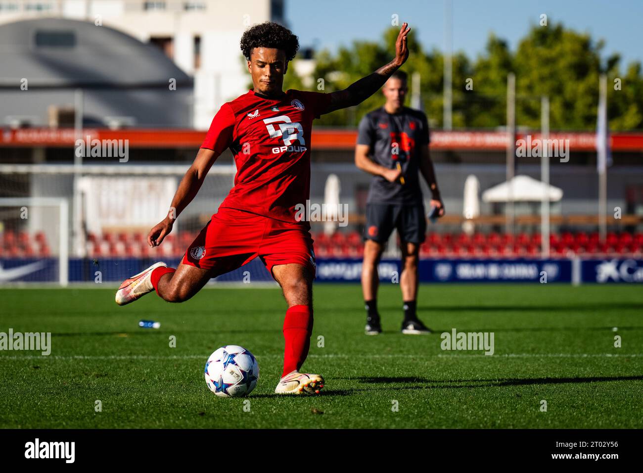 Madrid, Spain. 03rd Oct, 2023. Madrid - Fabiano Rust of Feyenoord O19 ...