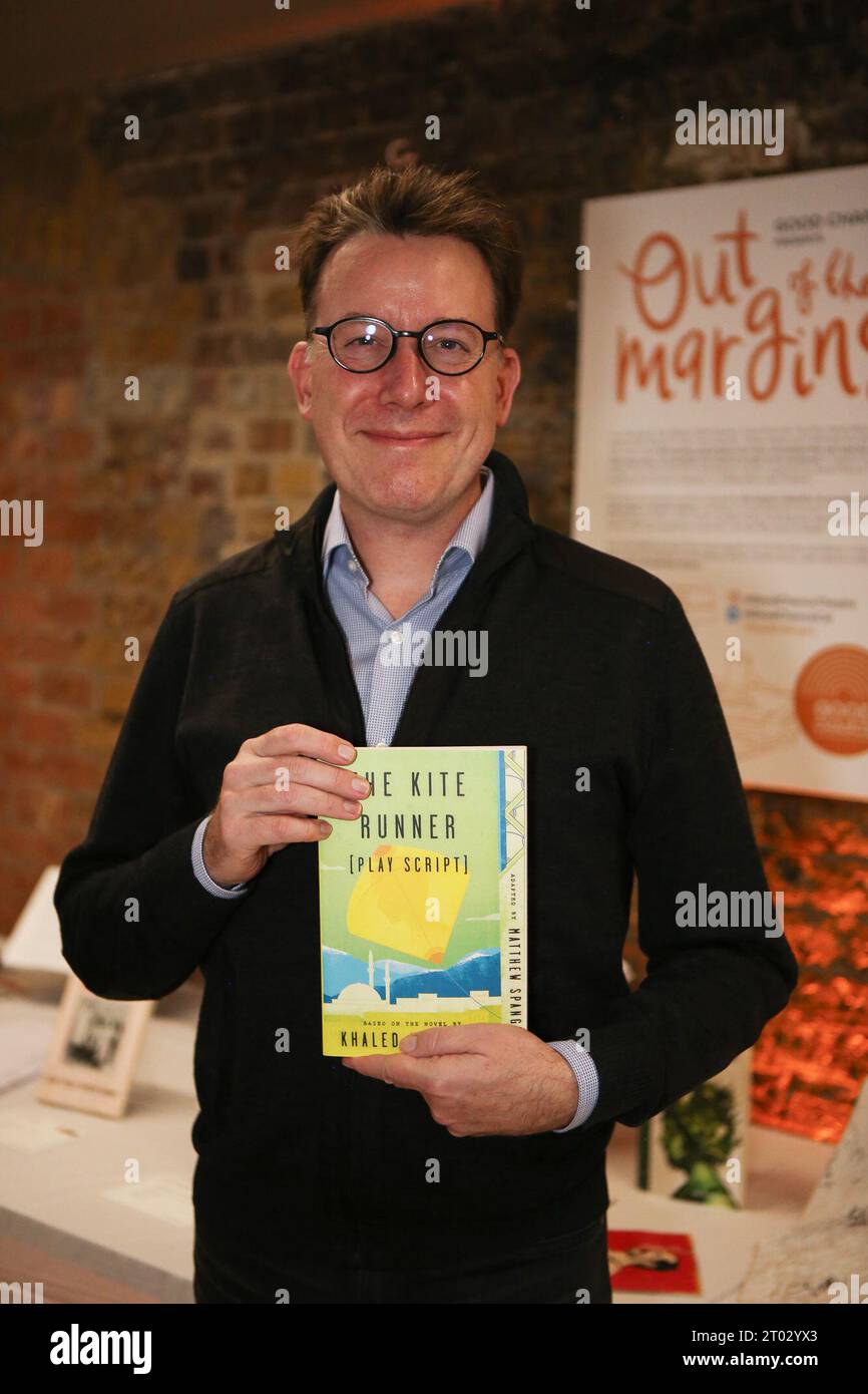 EDITORIAL USE ONLY Matthew Spangler at the 'Out of the Margins' charity ...