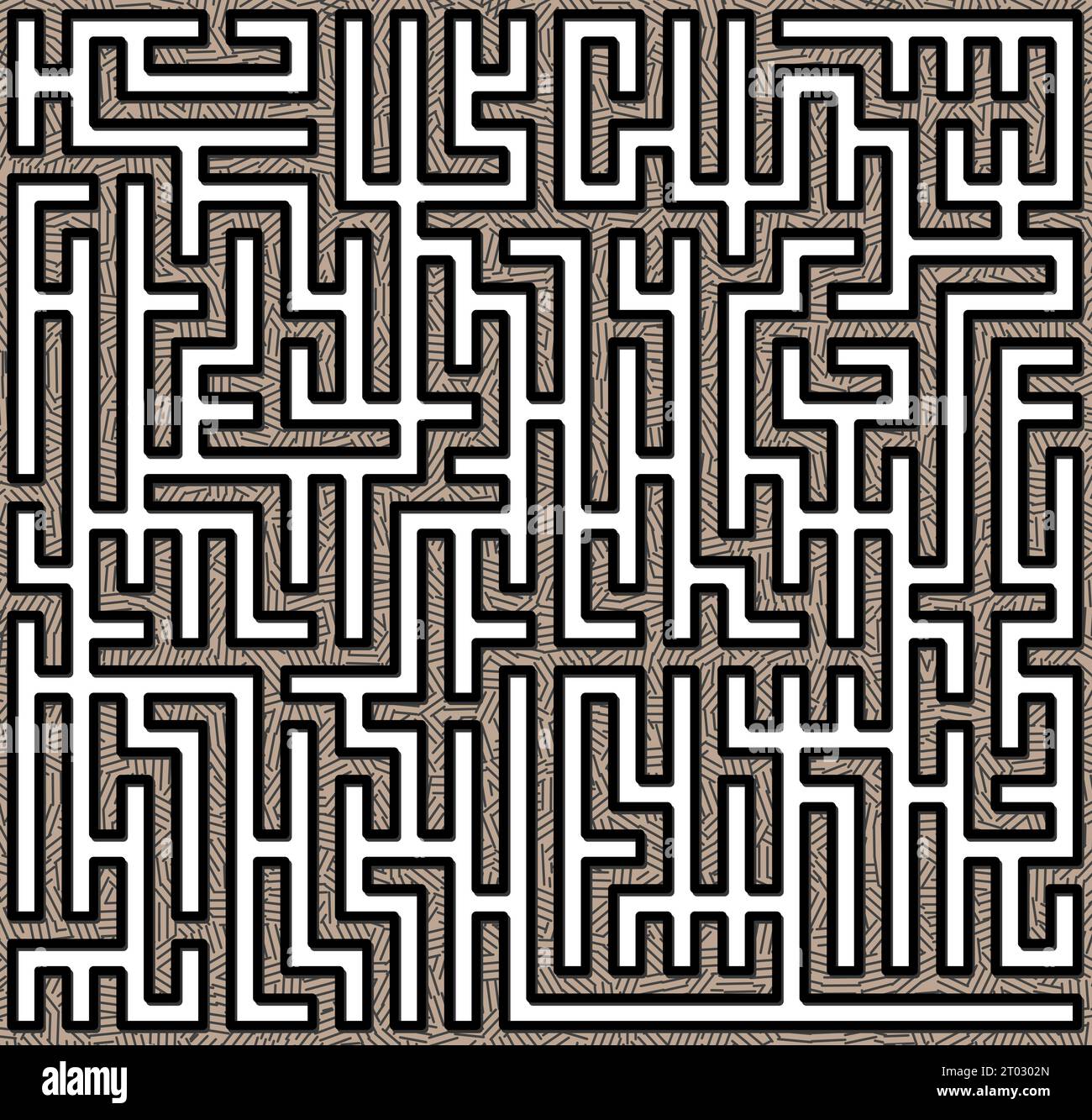 Pattern Maze Vector illustration Background Stock Vector Image & Art ...