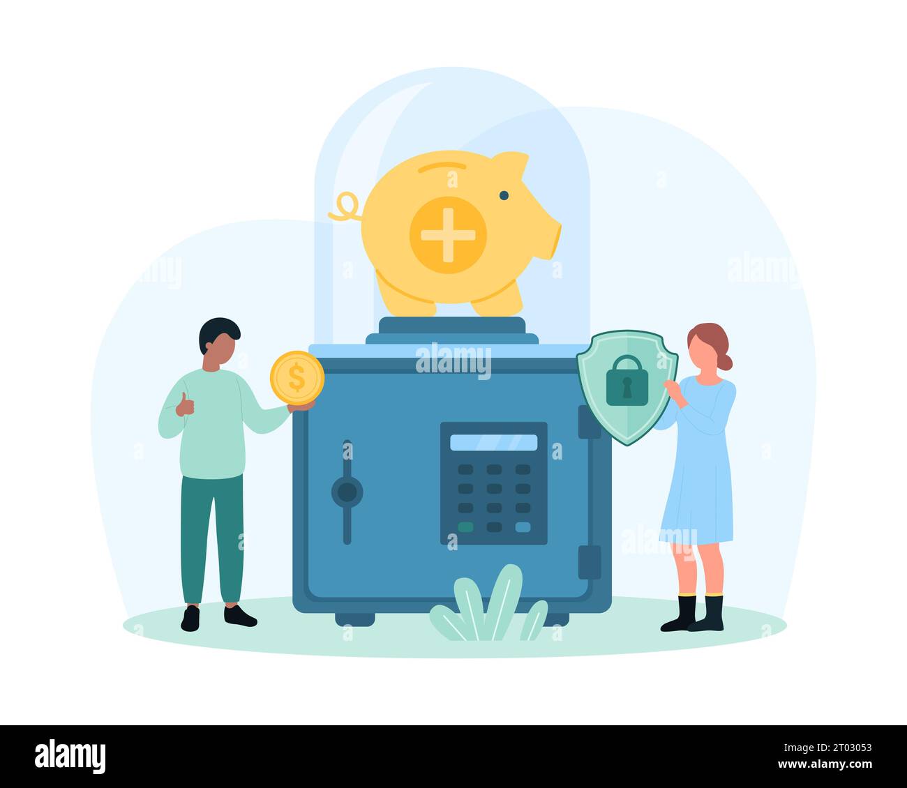 Money in case of emergency Stock Vector Images - Alamy