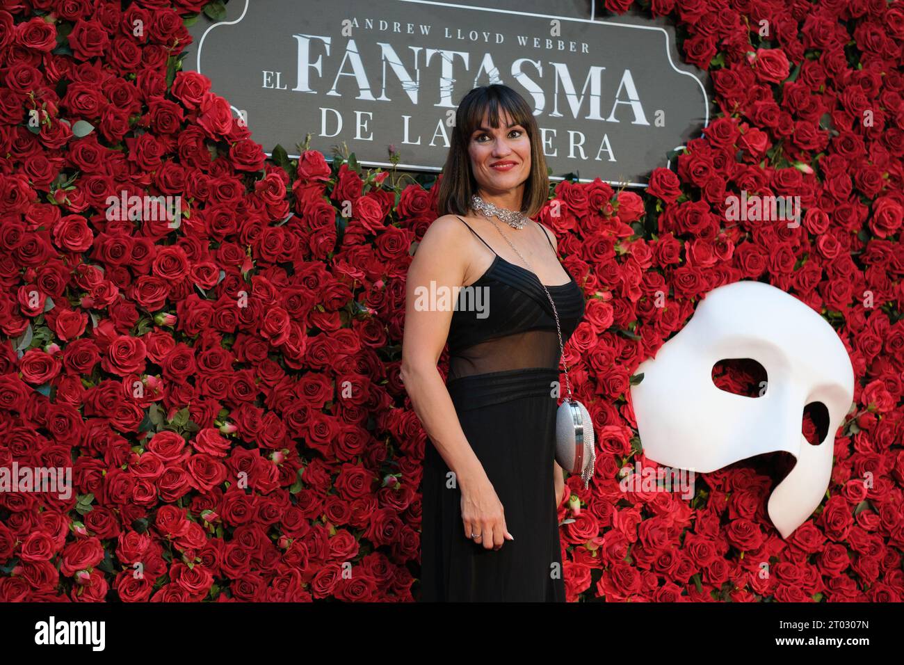 Irene Villa attend the premiere of the musical "The Phantom of the ...