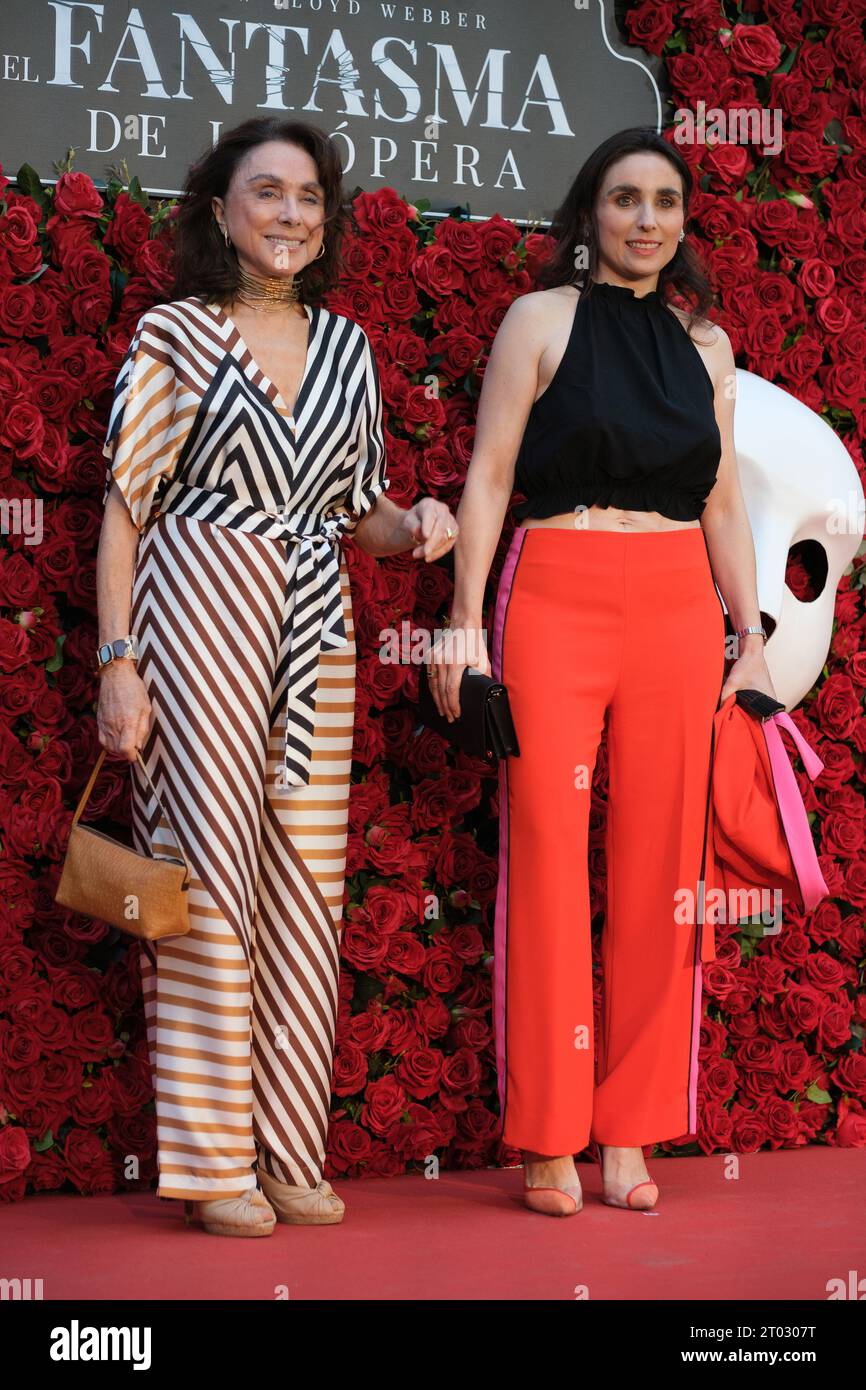 Paloma Segrelles attend the premiere of the musical "The Phantom of the ...