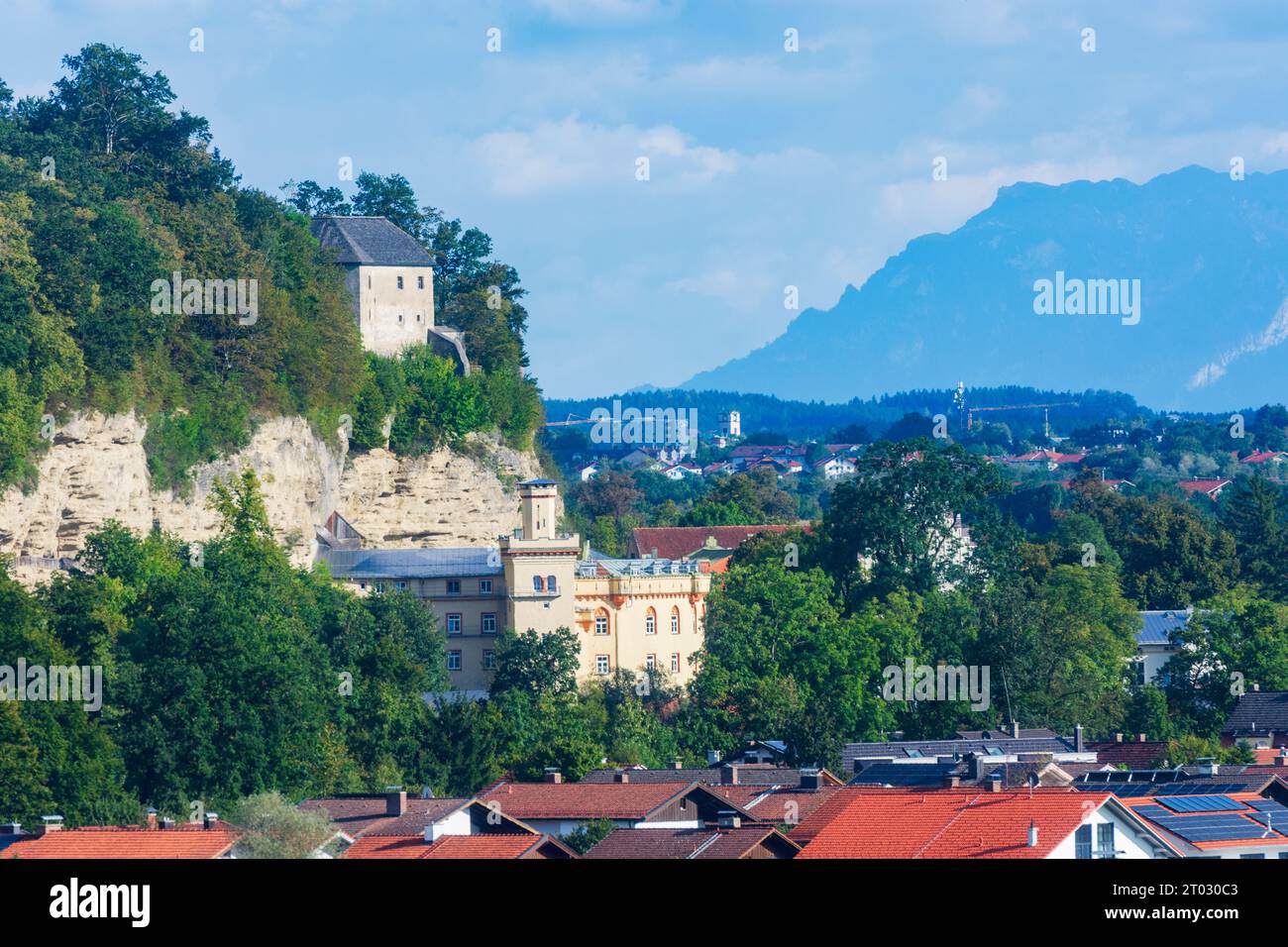 Traunreut: Stein Castle in district Stein an der Traun in Oberbayern ...