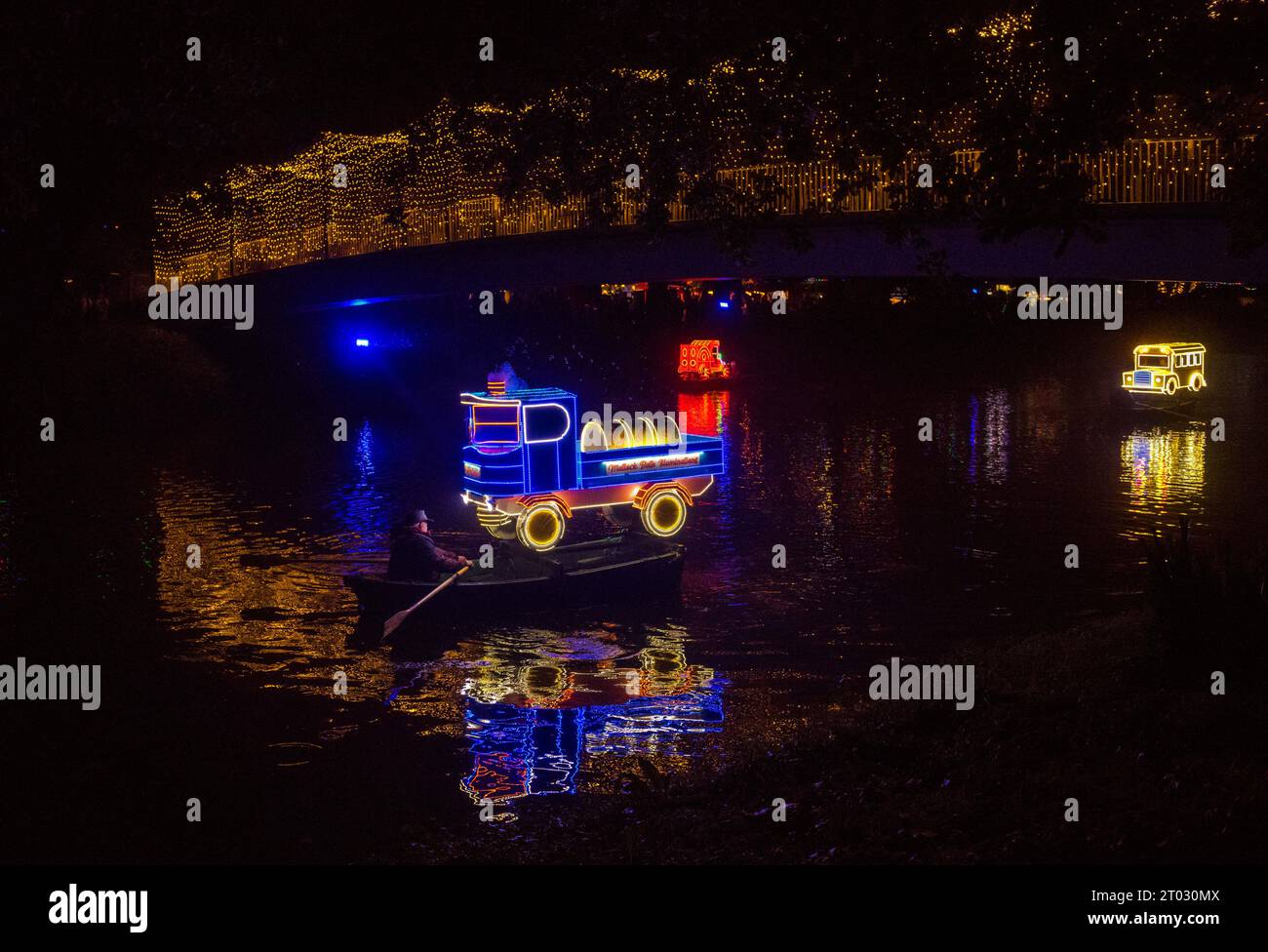Matlock Bath illumination, a annual parade of illuminated and decorated ...