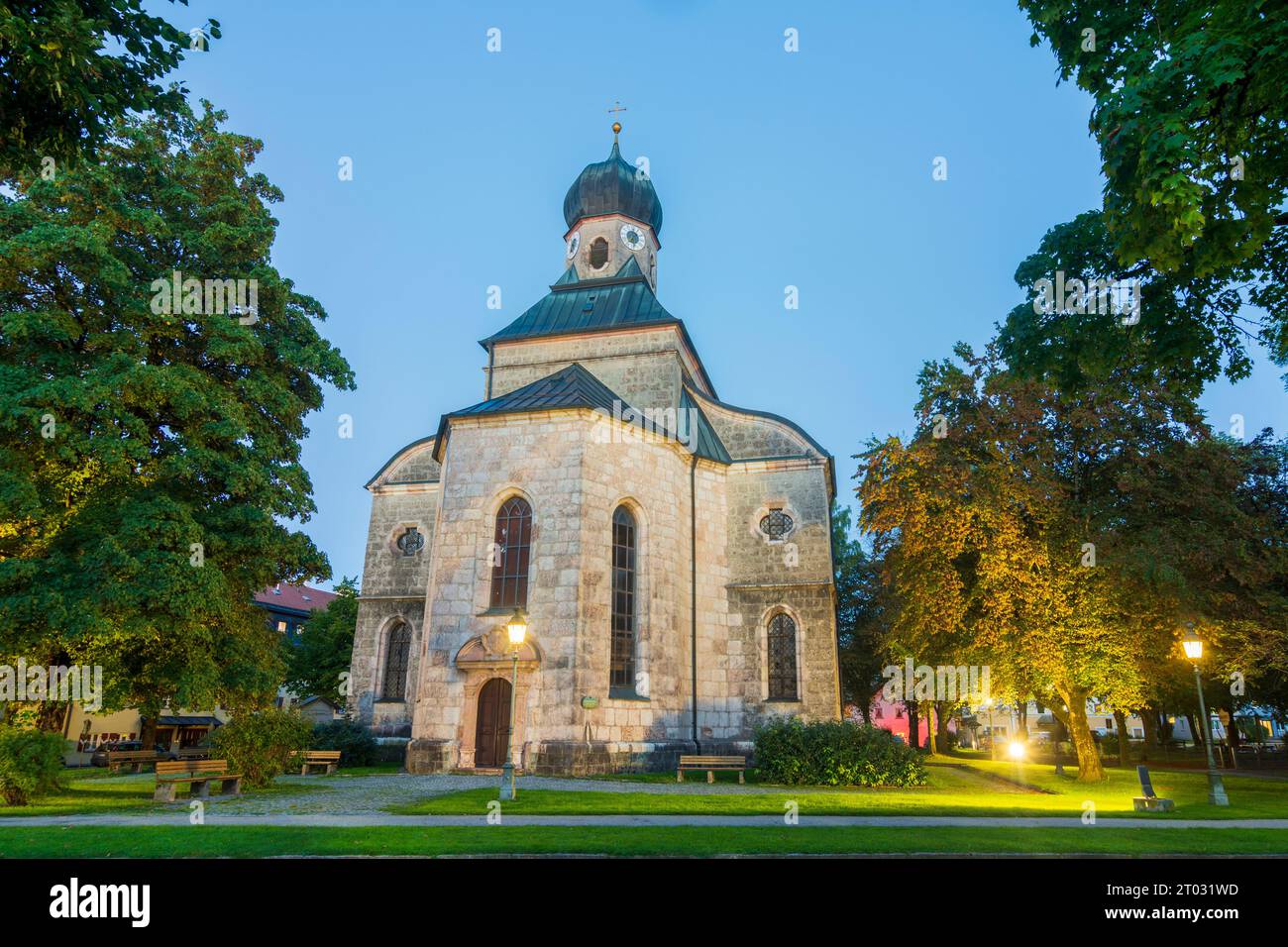 Traunstein: Salinenkapelle (Salt chapel) St. Rupert und Maximilian. in ...