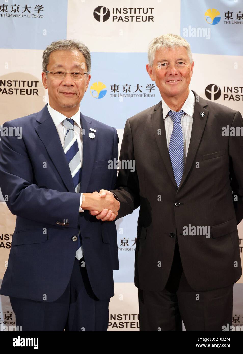 Tokyo, Japan. 3rd Oct, 2023. France's Institut Pasteur director general ...