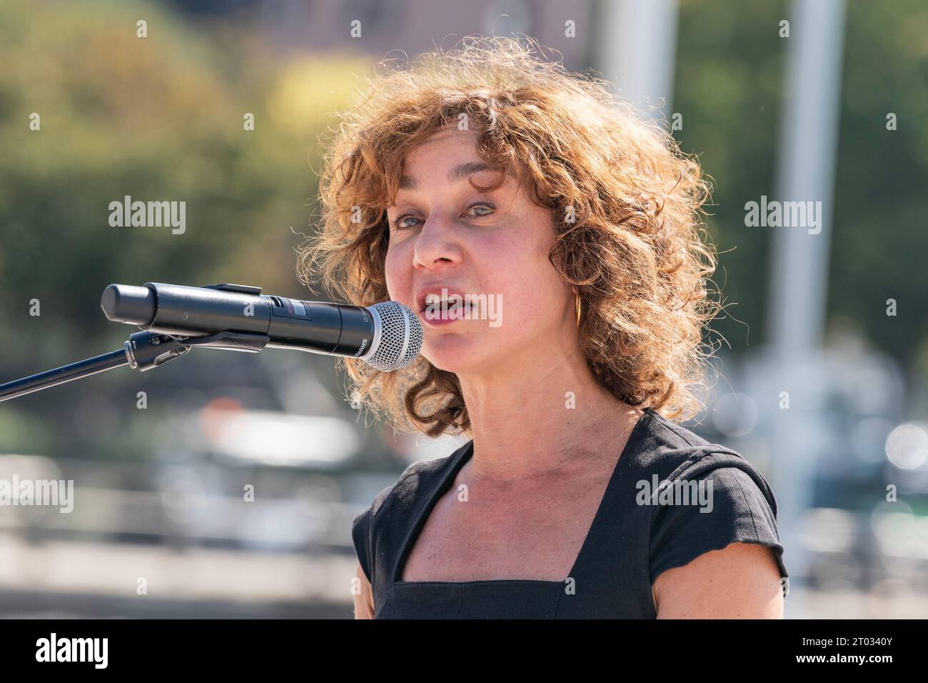 Deputy mayor Meera Joshi speaks during grand opening of Gansevoort ...