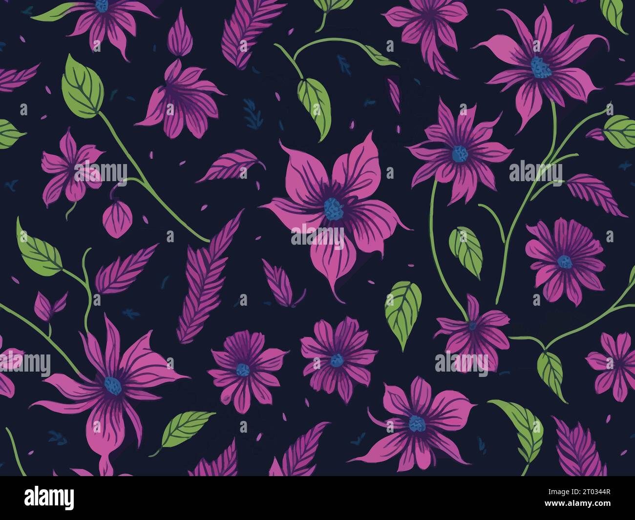 The "Abstract Flower Pattern" a visually captivating image that ...