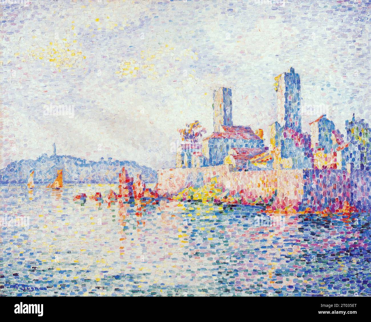 Antibes, 1911, Albertina, Vienna Paul Signac Stock Photo - Alamy