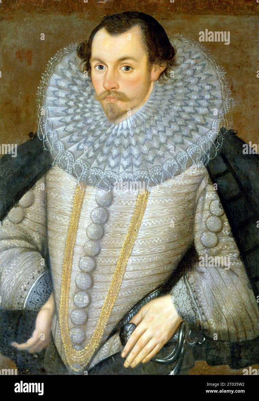 The man on this portrait has traditionally been identified as Sir ...