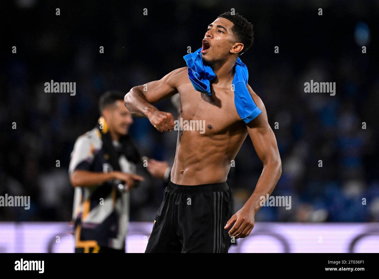 Naples, Italy. 03rd Oct, 2023. Jude Bellingham of Real Madrid CF ...