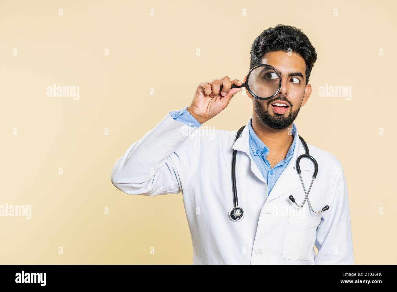 Investigator researcher scientist indian young hi-res stock photography ...