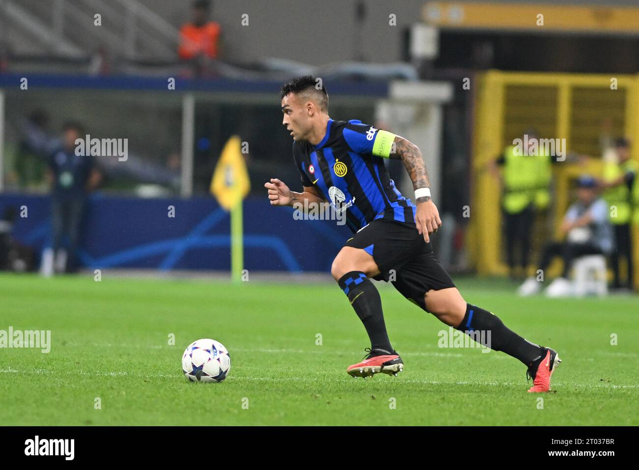 Milan, Italy. 03rd Oct, 2023. Lautaro Martinez of FC Inter during the ...