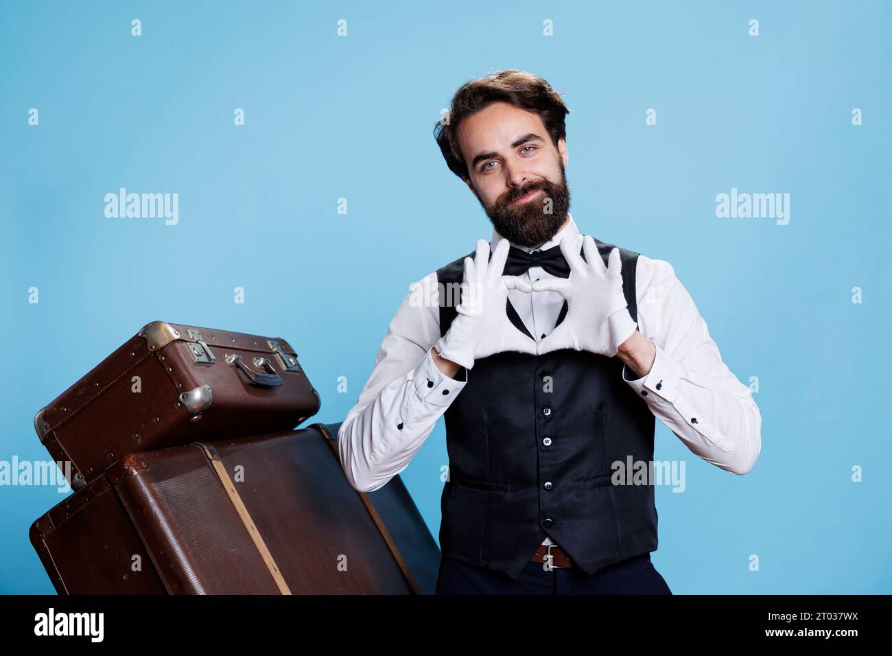 Man in formal attire presenting hi-res stock photography and images - Alamy