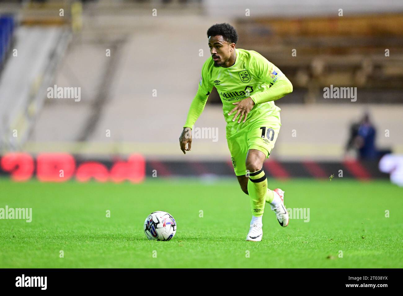 Josh Koroma #10 of Huddersfield Town during the Sky Bet Championship ...