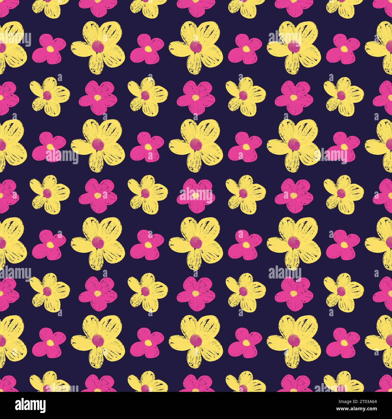 Seamless floral pattern oil painting hi-res stock photography and ...