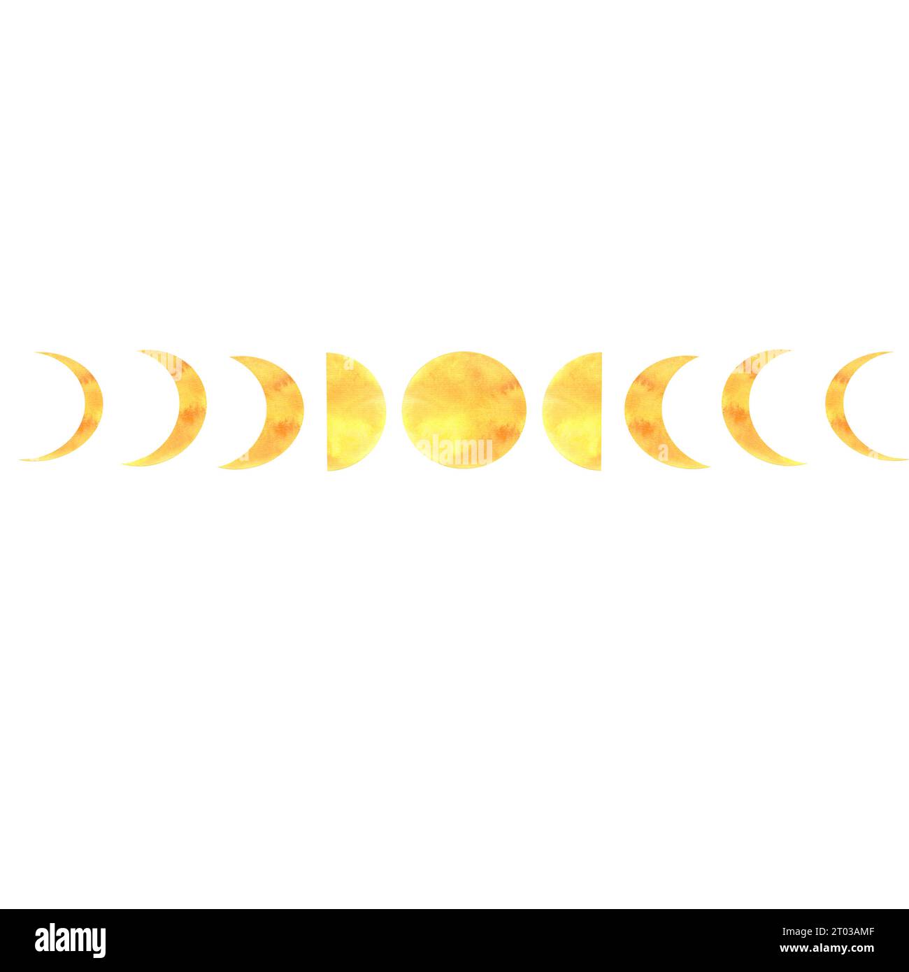 Moon phases Cut Out Stock Images & Pictures - Alamy