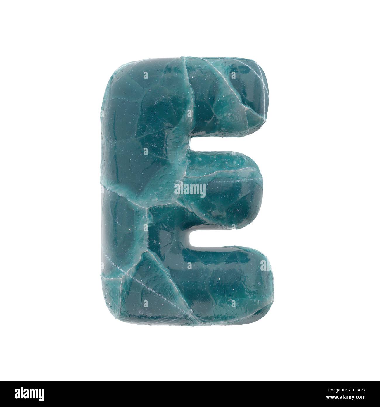 cracked ice letter E - Capital 3d frozen font - suitable for Nature ...