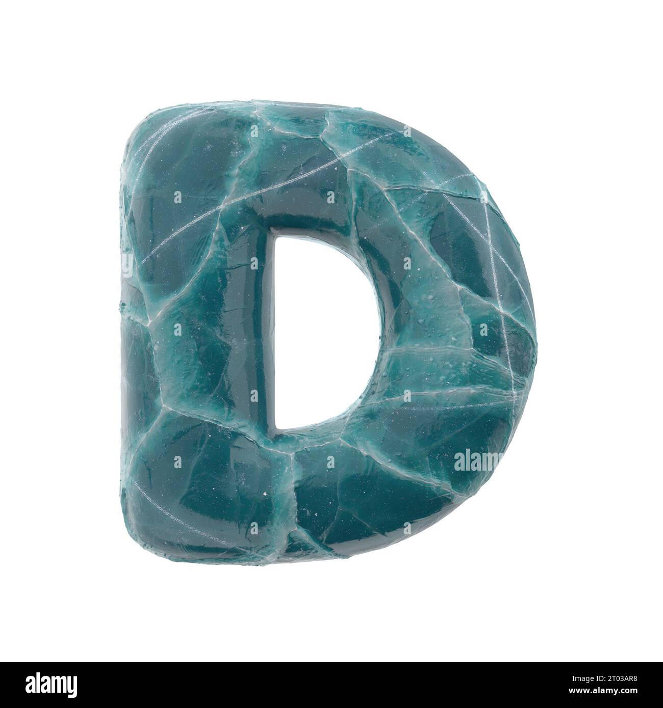 cracked ice letter D - Capital 3d frozen font - suitable for Nature ...