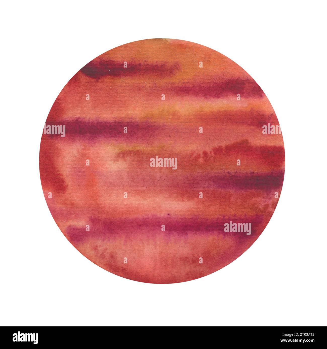 watercolor painted planets, solar system planets, isolated hand drawn ...