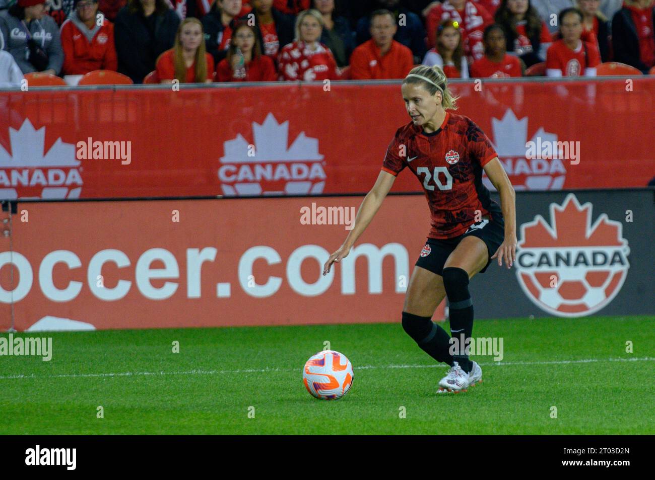 Toronto, ON, Canada - September 26, 2023: Cloé Lacasse #20 of the ...