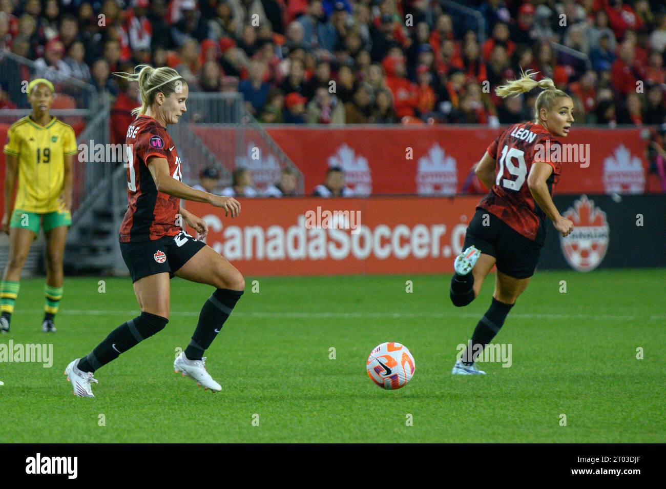 Toronto, ON, Canada - September 26, 2023: Cloé Lacasse #20 of the ...