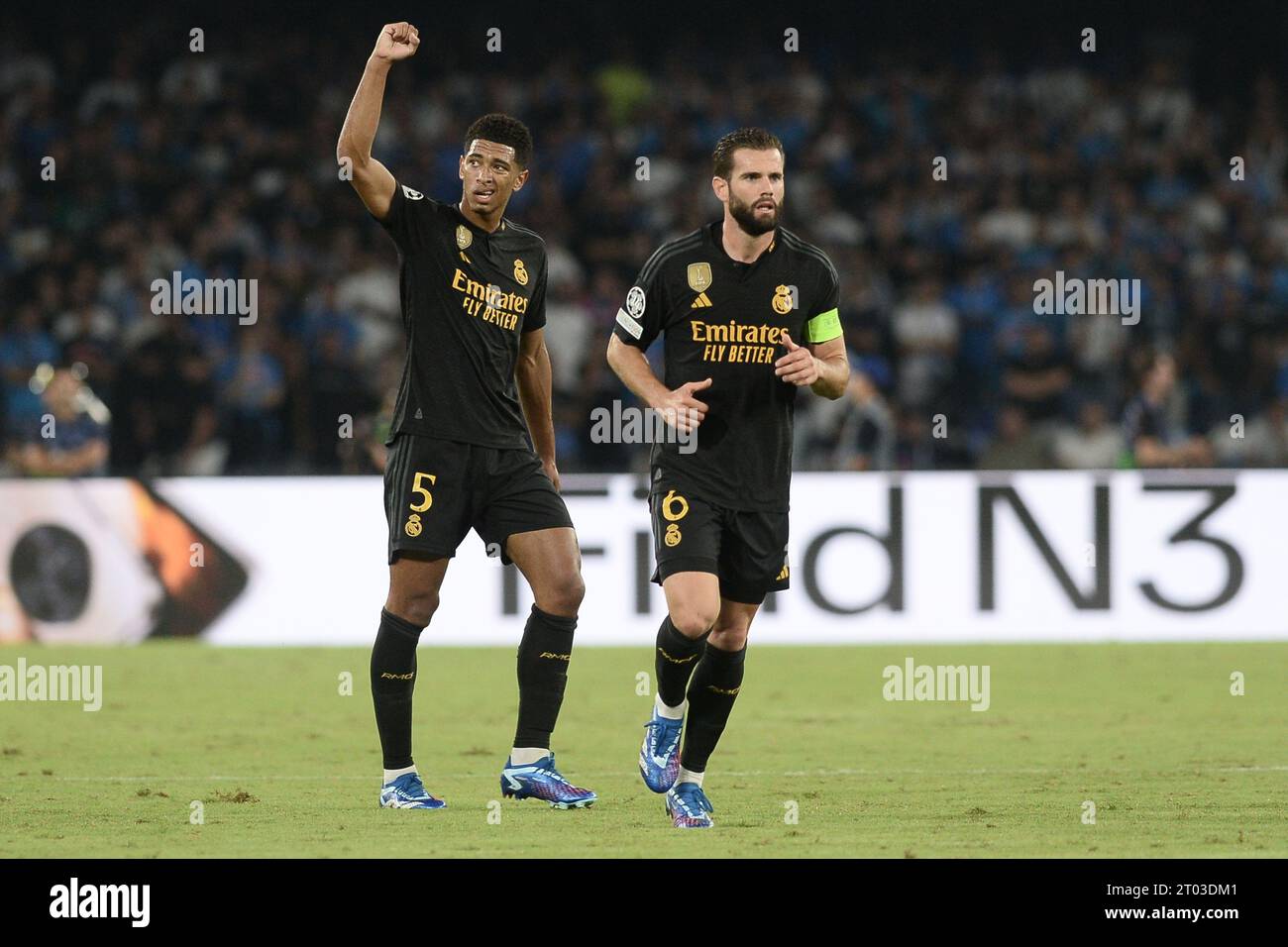 Naples, Italy. 03rd Oct, 2023. Jude Bellingham of Real Madrid FC ...