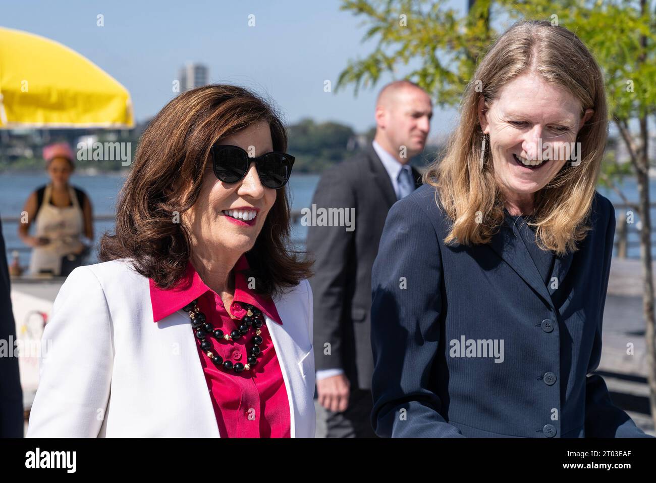 New York, USA. 02nd Oct, 2023. Governor Kathy Hochul and President ...