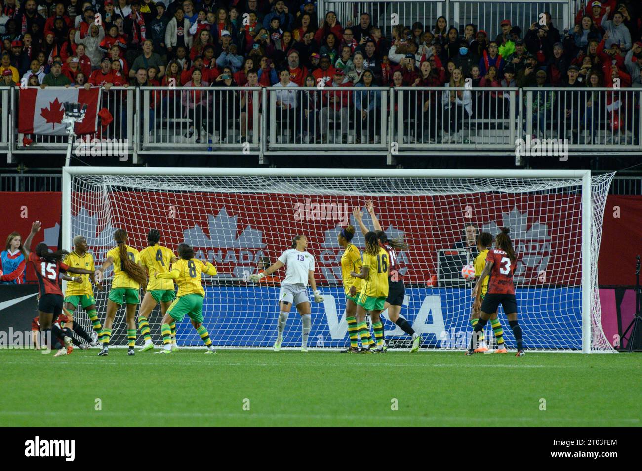 Toronto, ON, Canada - September 26, 2023: Rebecca Spencer #13 ...