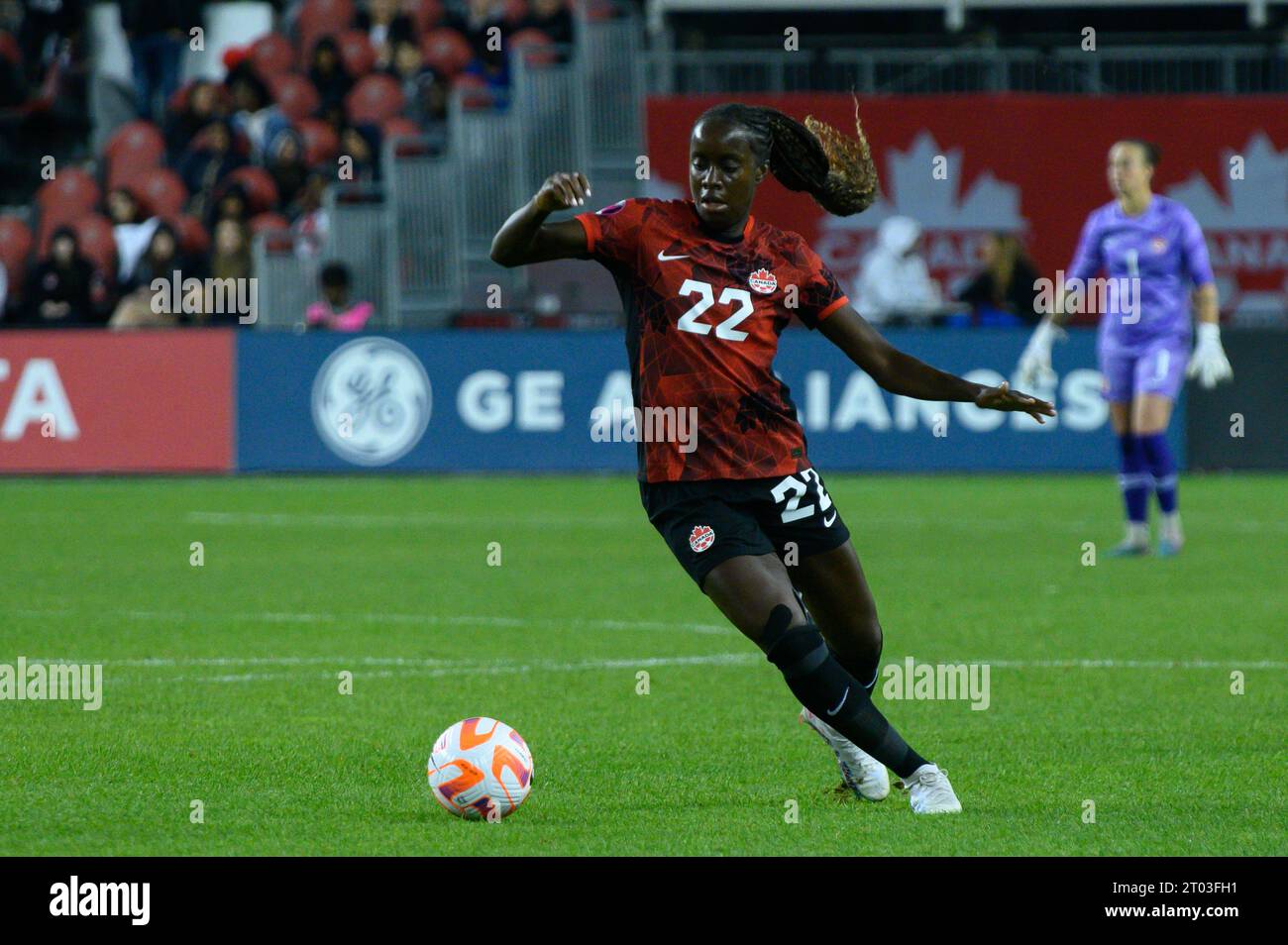 Toronto, ON, Canada - September 26, 2023: Simi Awujo #22 of the ...