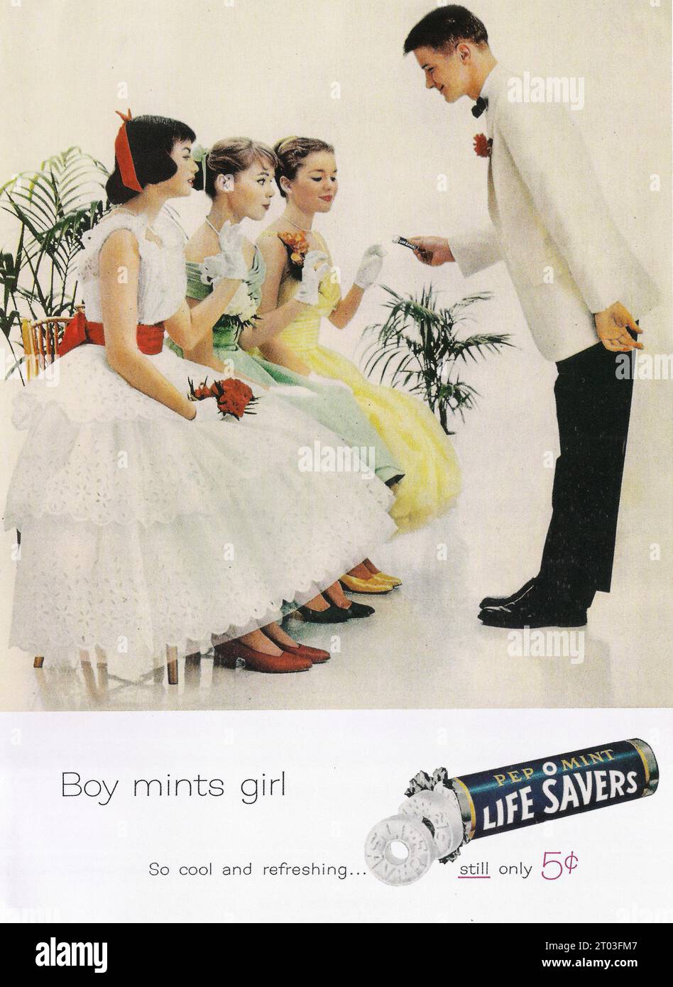 1961 Pepomint Peppermint Life Savers Hard Candy Vintage ad. Boy Mints ...