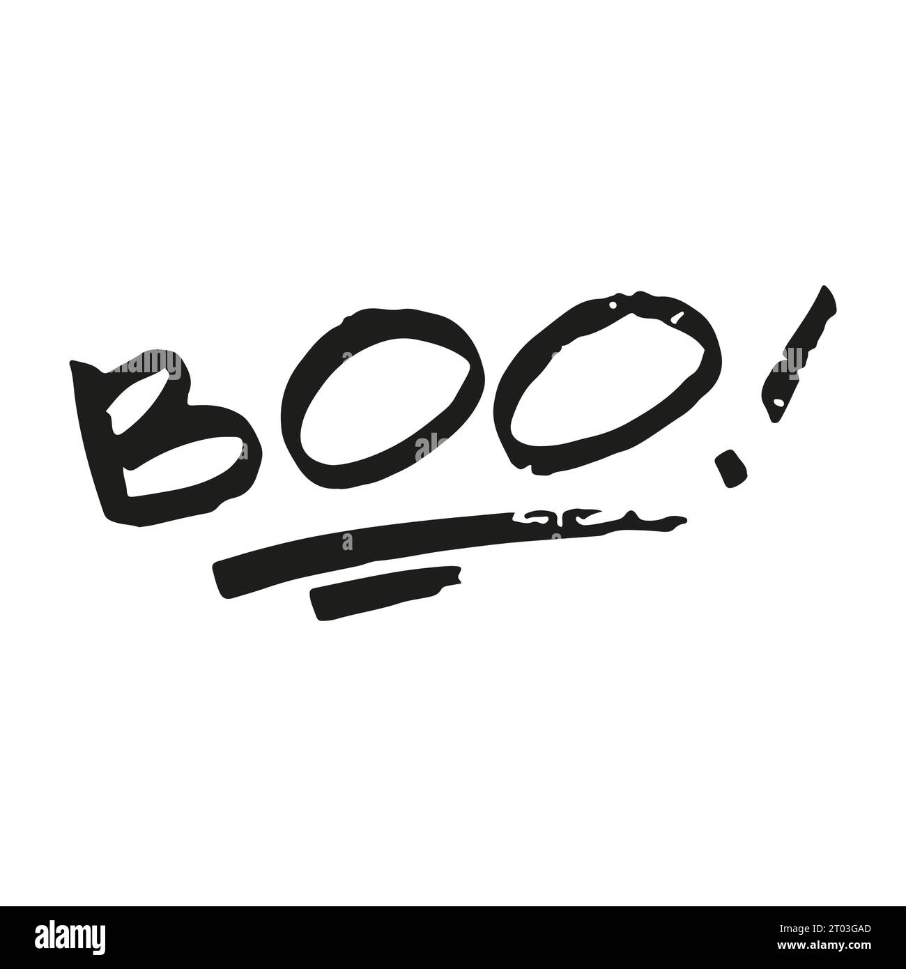 Slogan Halloween is a boo street style. Hand drawn wall art graffiti ...