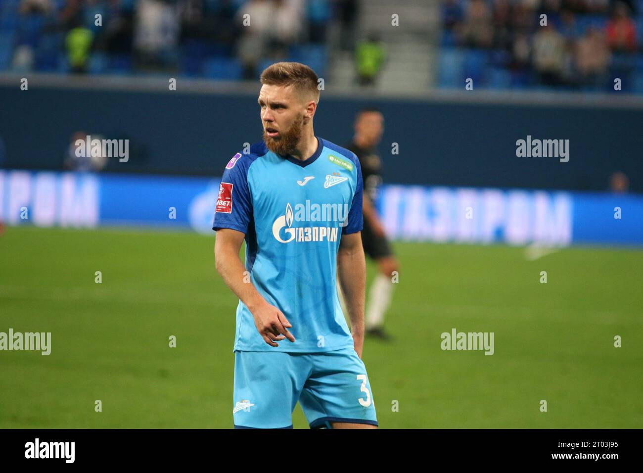 Saint Petersburg, Russia. 03rd Oct, 2023. Ivan Sergeev (33) of Zenit ...