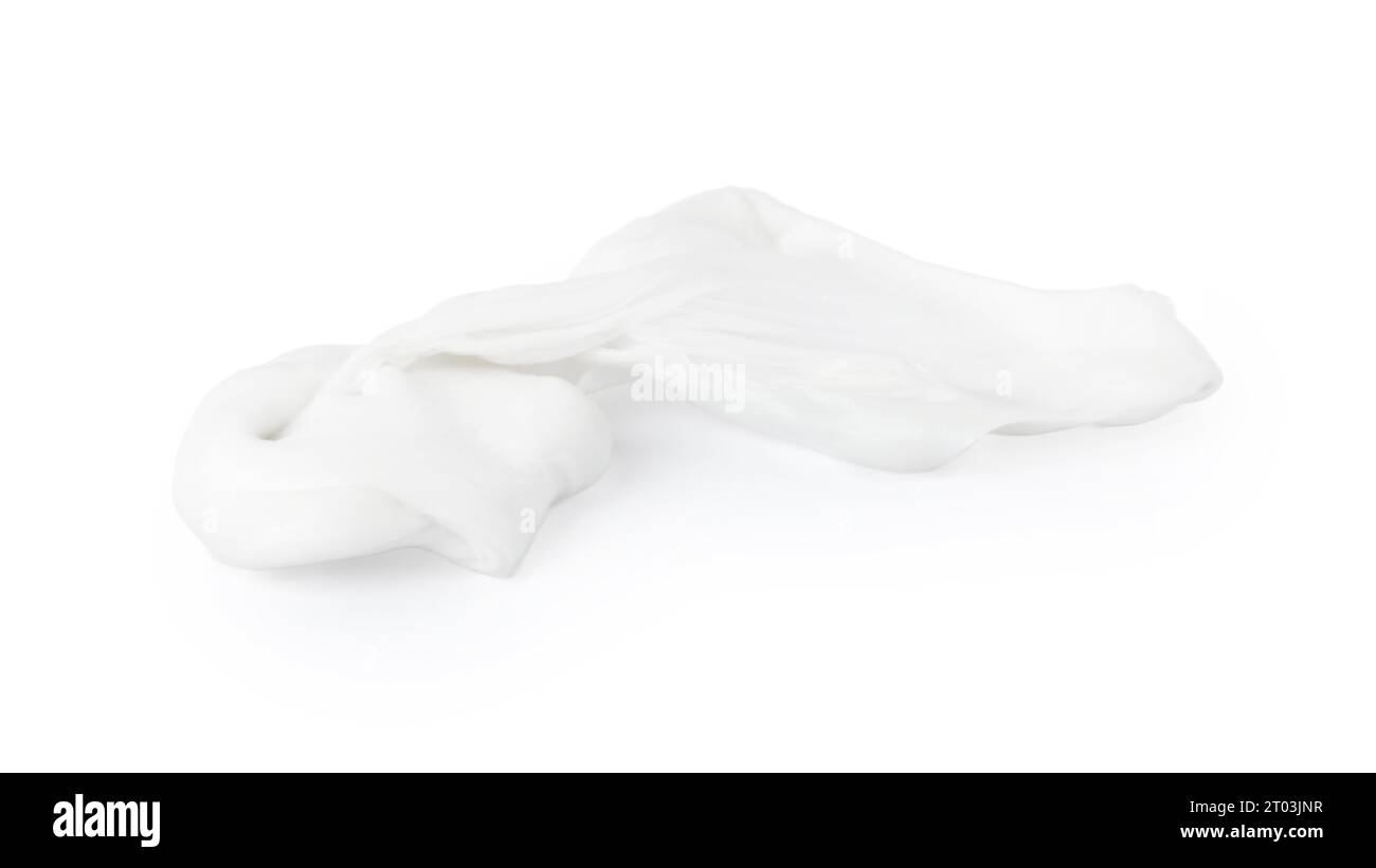 One used chewing gum on white background Stock Photo - Alamy