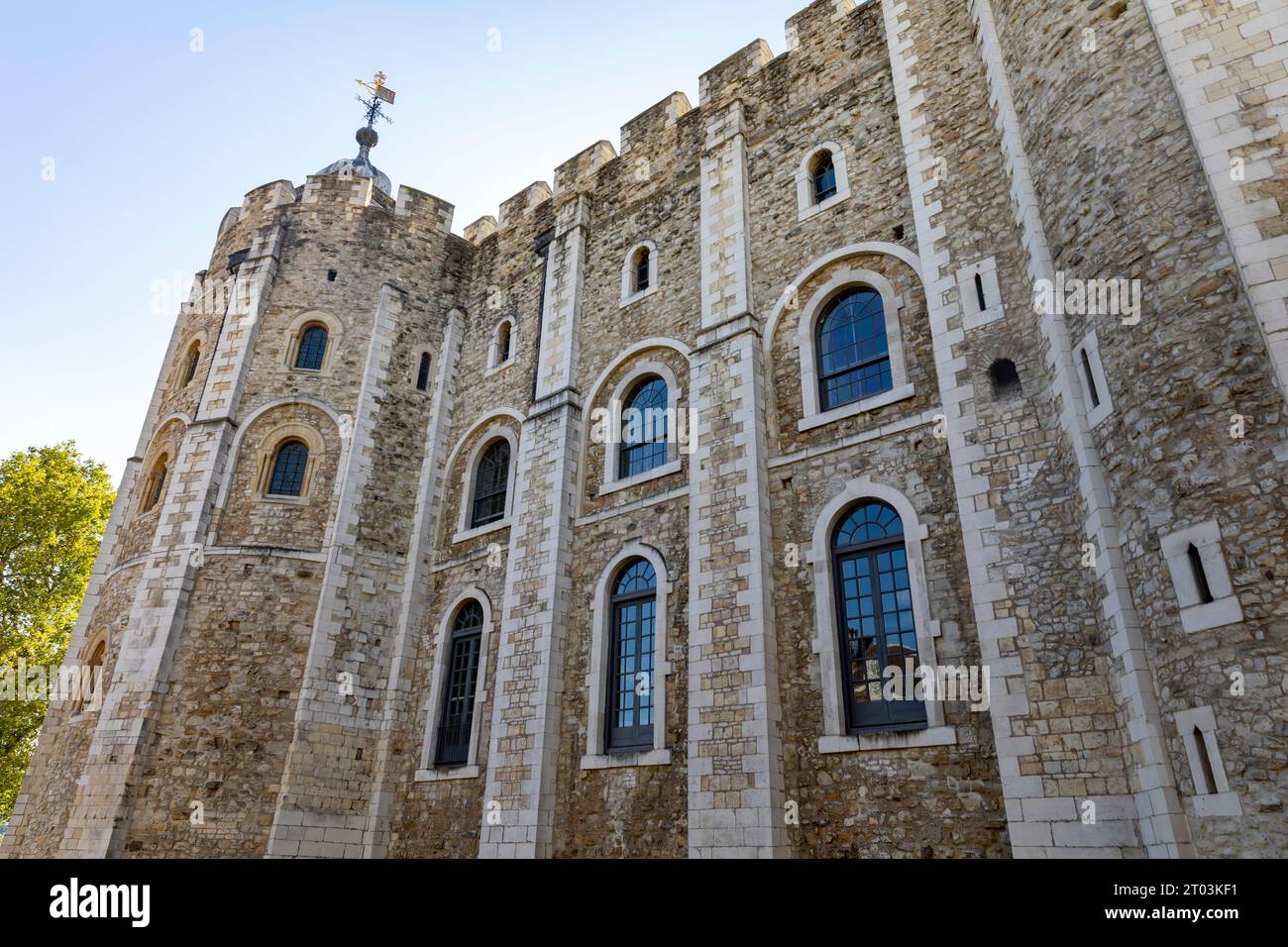 White Tower the central castle part of Tower of London, built by ...