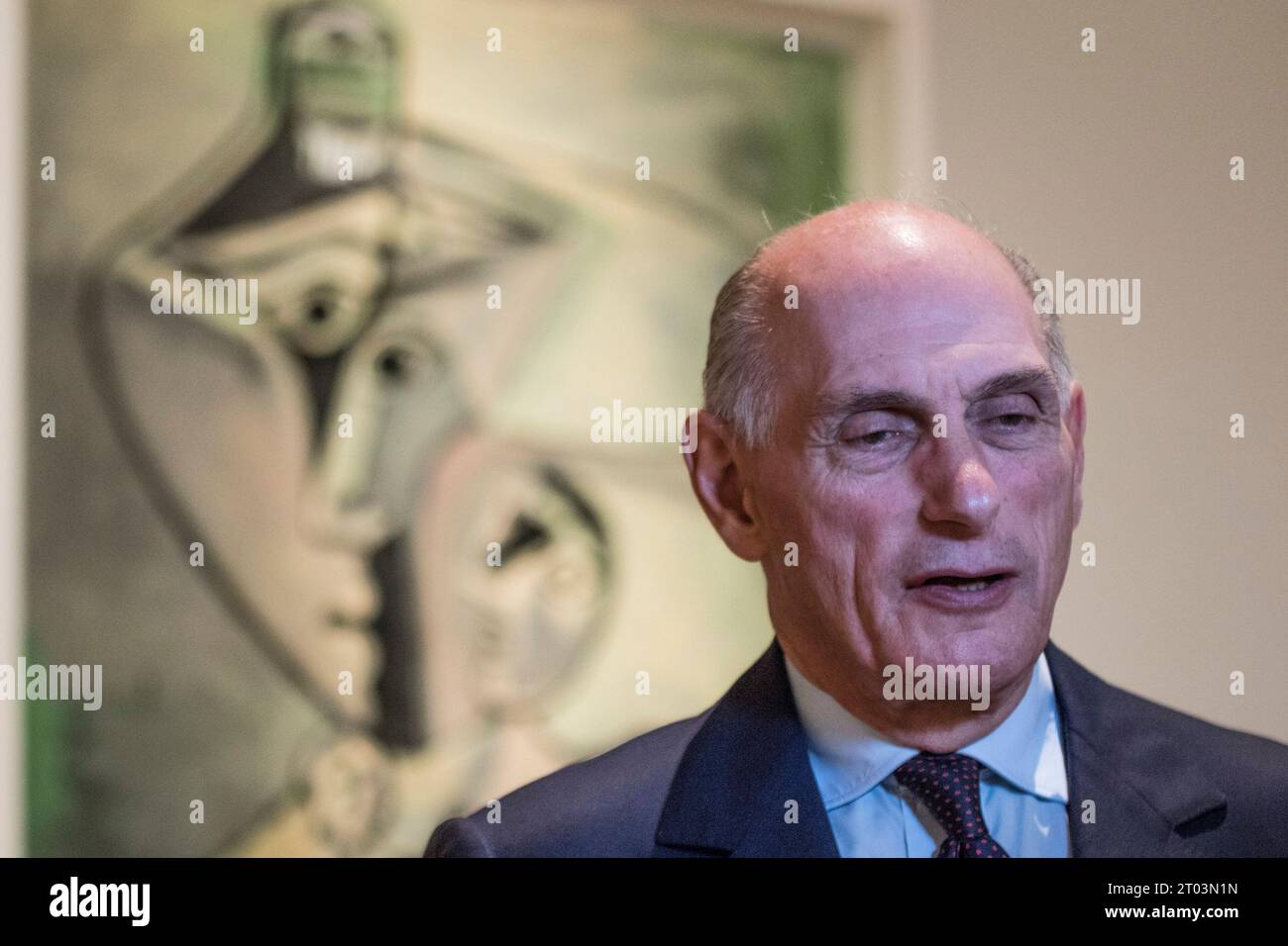 The grandson of the artist bernard ruiz picasso hi-res stock ...