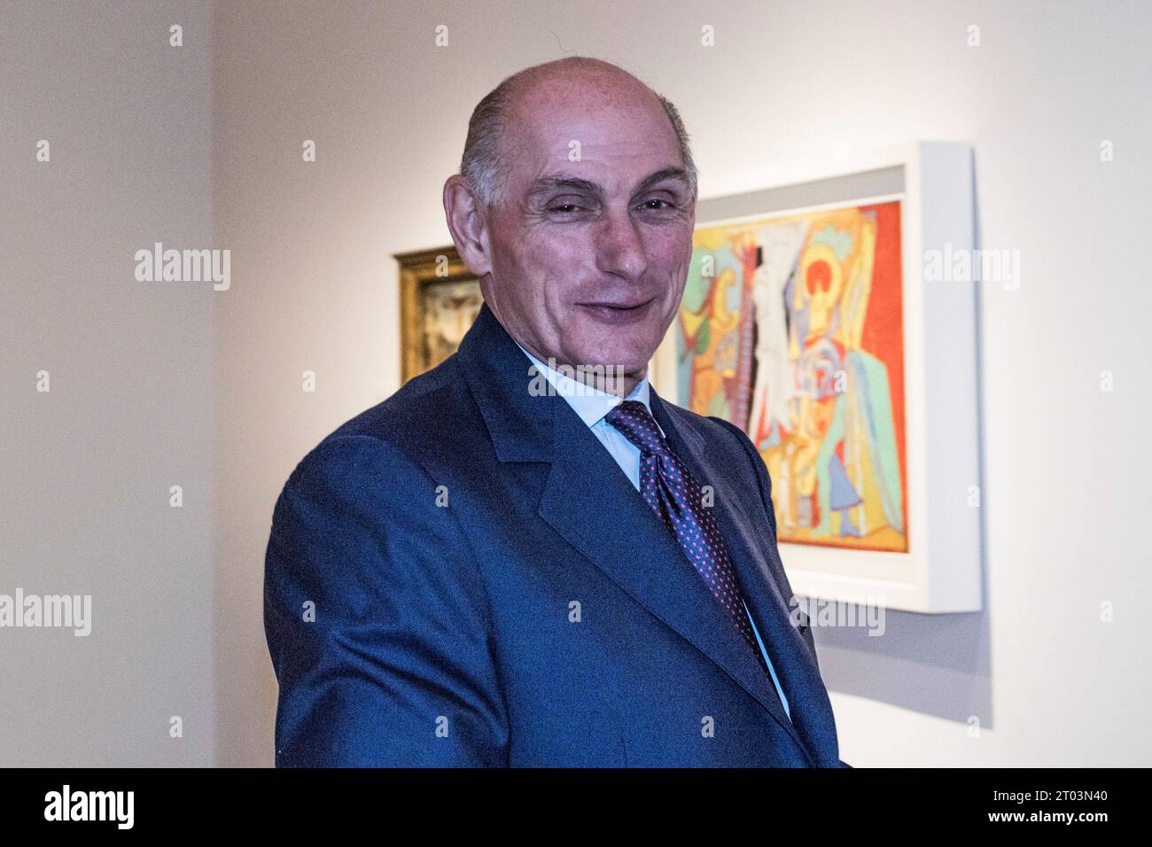 The grandson of the artist bernard ruiz picasso hi-res stock ...