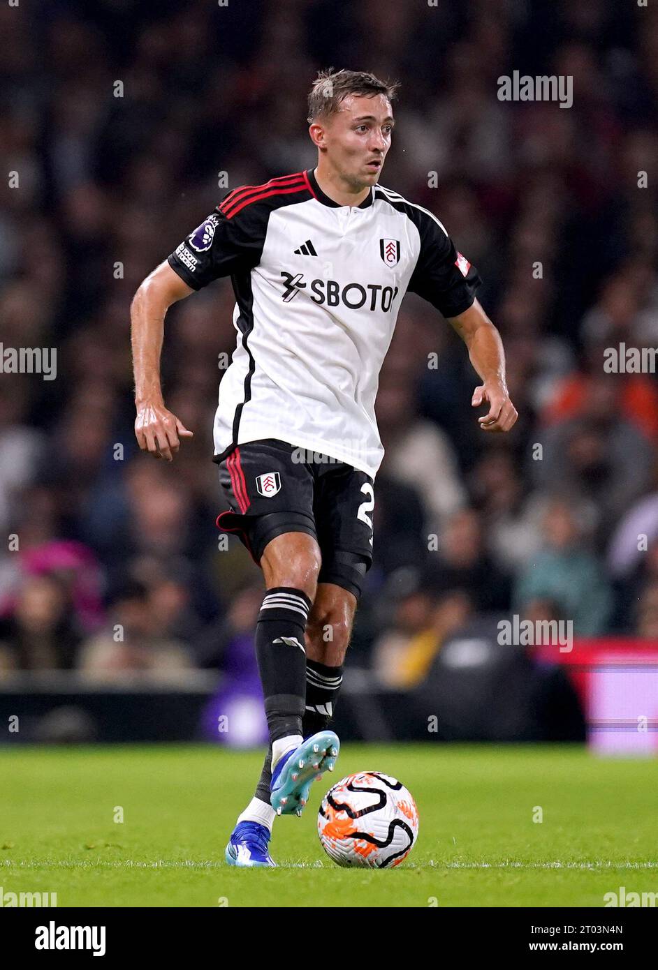 Fulham’s Timothy Castagne during the Premier League match at Craven ...