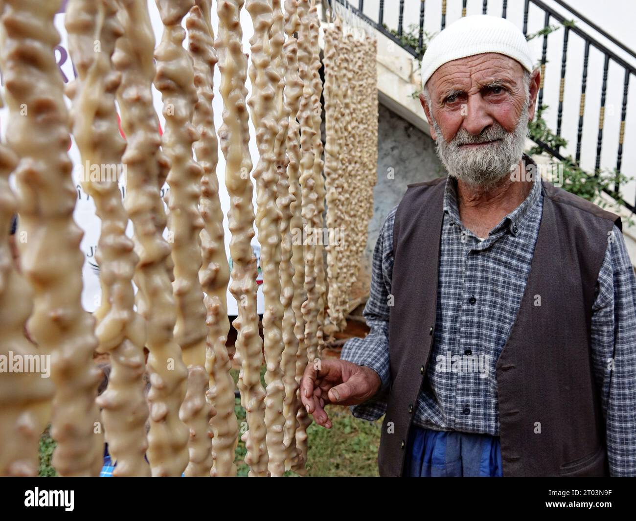 Diyarbakir, Turkey. 01st Oct, 2023. An elderly Kurd is seen next to ...