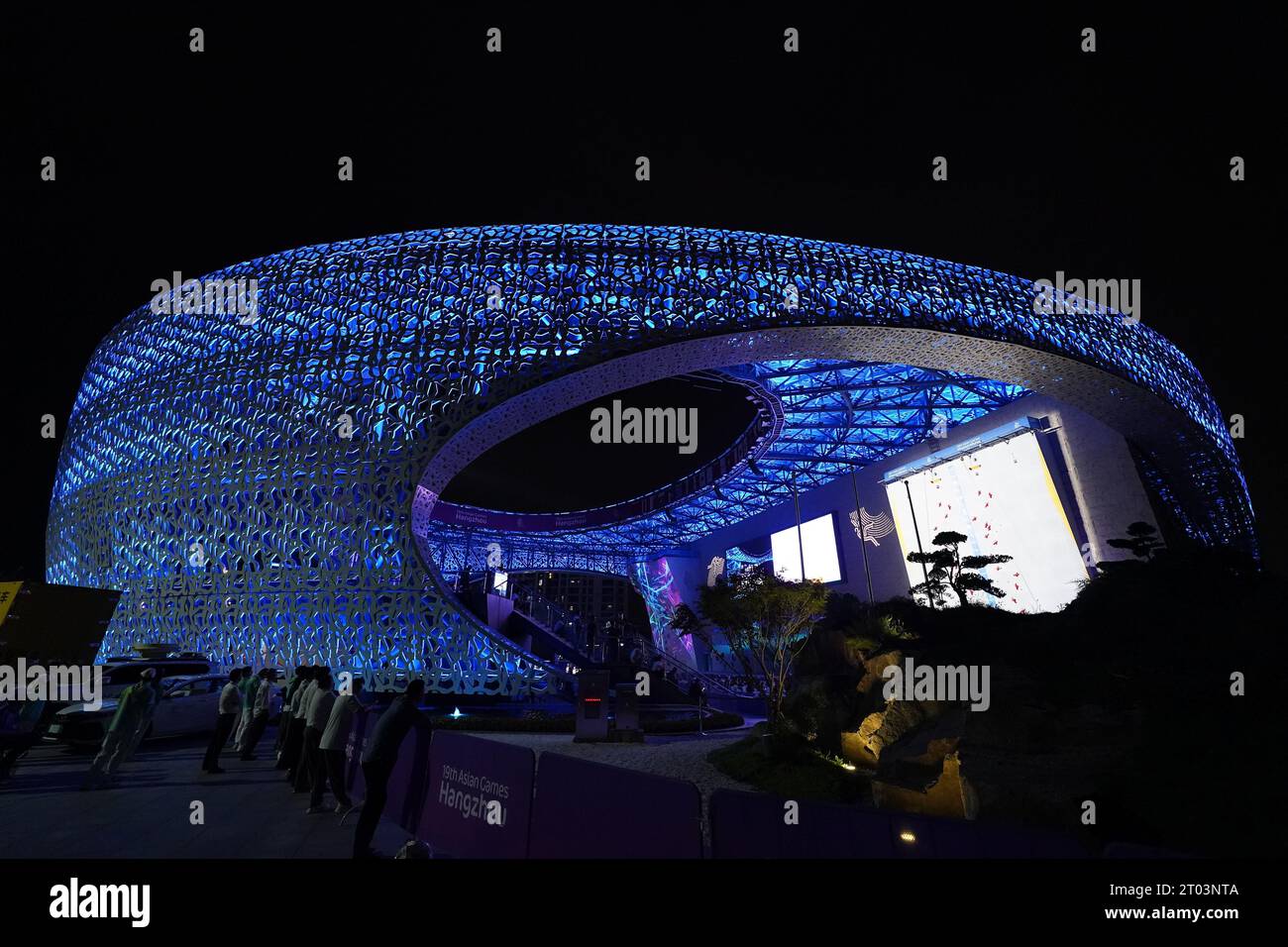 Shaoxing, China. 3rd Oct, 2023. General view Sports Climbing : at ...